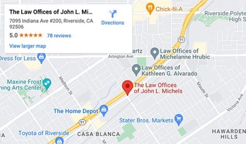 Contact Us • Law Offices of Riverside Defense Lawyer John Michels